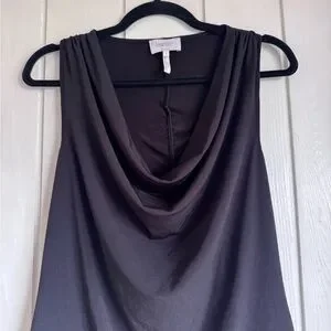 Laundry By Shelli Segal | Tops | Laundry By Shelli Segal Black Cowl ...